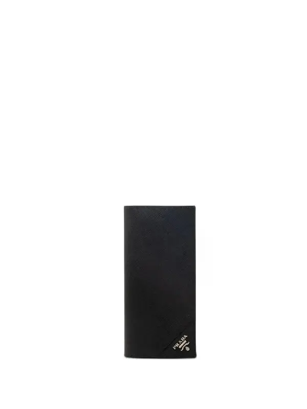 Prada 2010-2026 Saffiano Bifold Wallet Long Wallets - Black