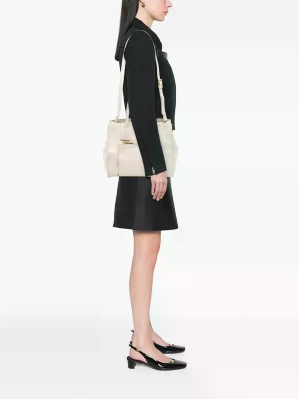 Prada Vittelo Daino Front Pocket Open Convertible Tote Satchel