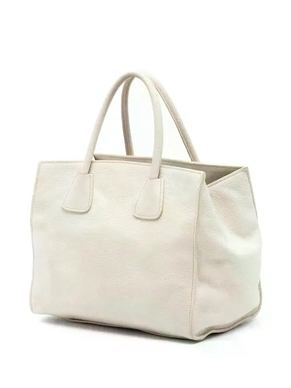 Prada Vittelo Daino Front Pocket Open Convertible Tote Satchel