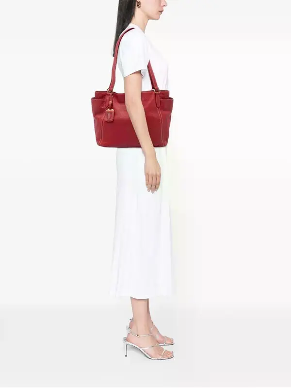 Prada 2010-2026 Vitello Daino Double Pocket Tote Bag