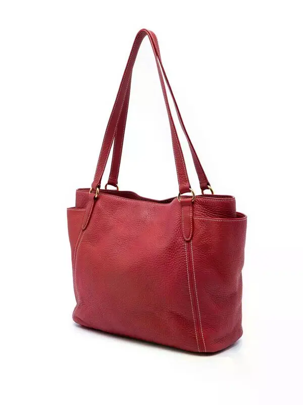 Prada 2010-2026 Vitello Daino Double Pocket Tote Bag