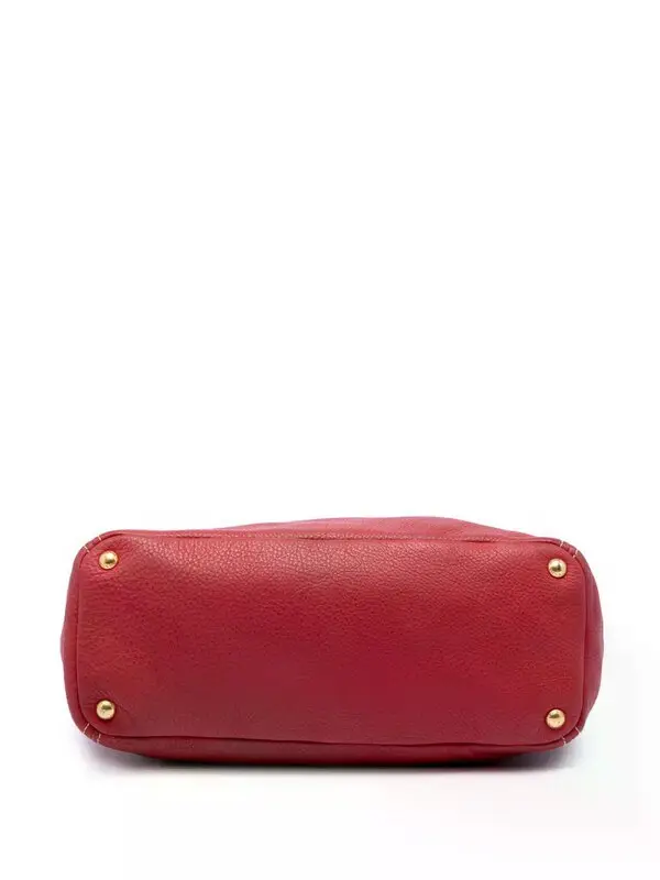 Prada 2010-2026 Vitello Daino Double Pocket Tote Bag