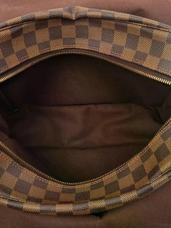 LOUIS VUITTON 2006 Damier Ebene Naviglio Crossbody Bag - Brown