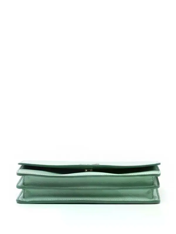 Prada Saffiano Wallet On Strap