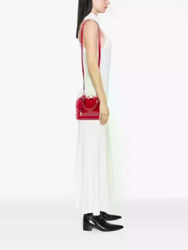 LOUIS VUITTON Monogram Vernis Alma Bb Satchel