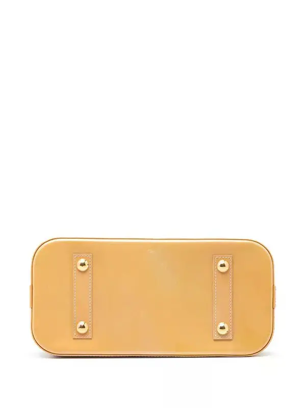 LOUIS VUITTON 2003-2020 Monogram Vernis Alma Pm Handbag - Neutrals