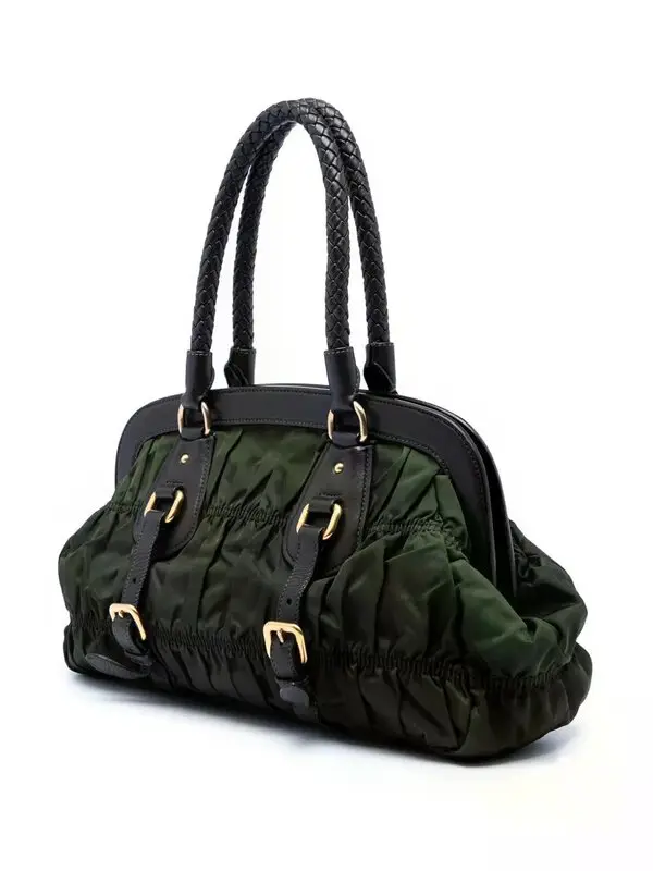 Prada 2013-2026 Tessuto Gaufre Frame Handbag