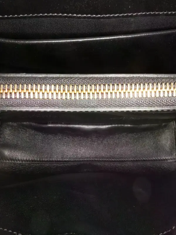 Celine 2019 Small Leather 16 Satchel - Black