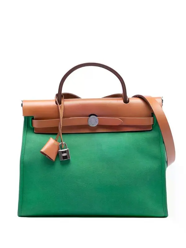 Hermès 2016 Toile Herbag Zip 31 Satchel