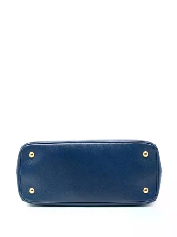 Prada Saffiano Lux Galleria Satchel - Blue