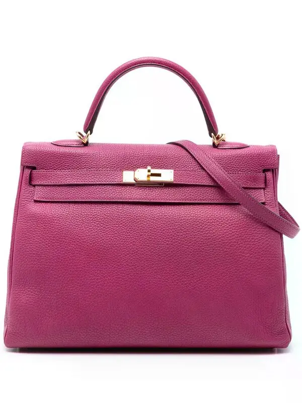 Hermès 2012 Togo Kelly Ii Retourne 35 Satchel