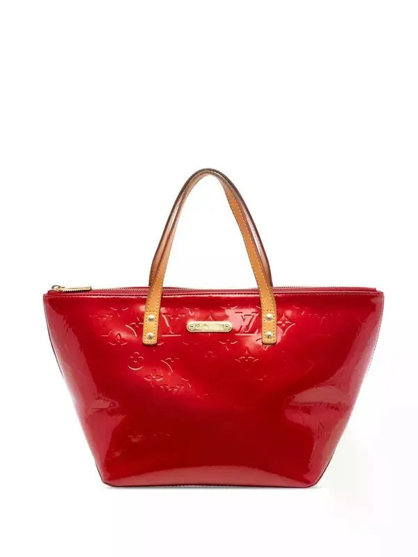 LOUIS VUITTON 2007 Monogram Vernis Bellevue Pm Handbag - Red