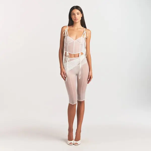 SKIMS Bow Corset - Ivory
