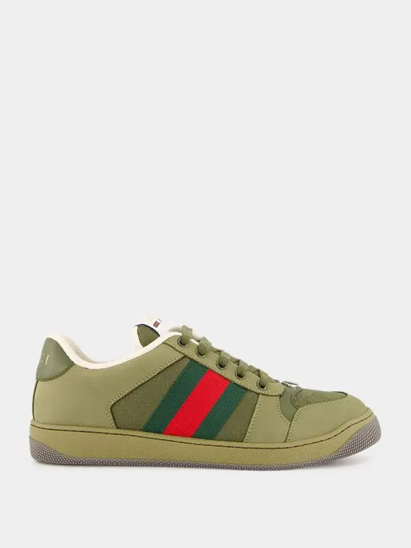 Gucci Gg Screener Sneakers - Green