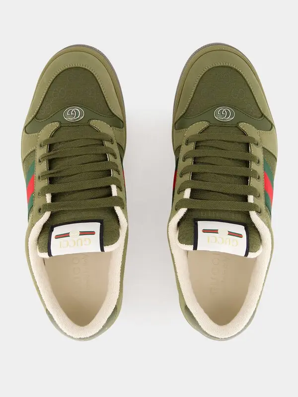 Gucci Gg Screener Sneakers - Green