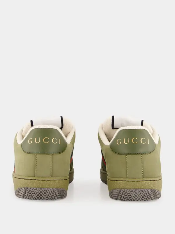 Gucci Gg Screener Sneakers - Green