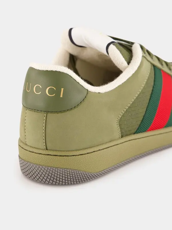 Gucci Gg Screener Sneakers - Green