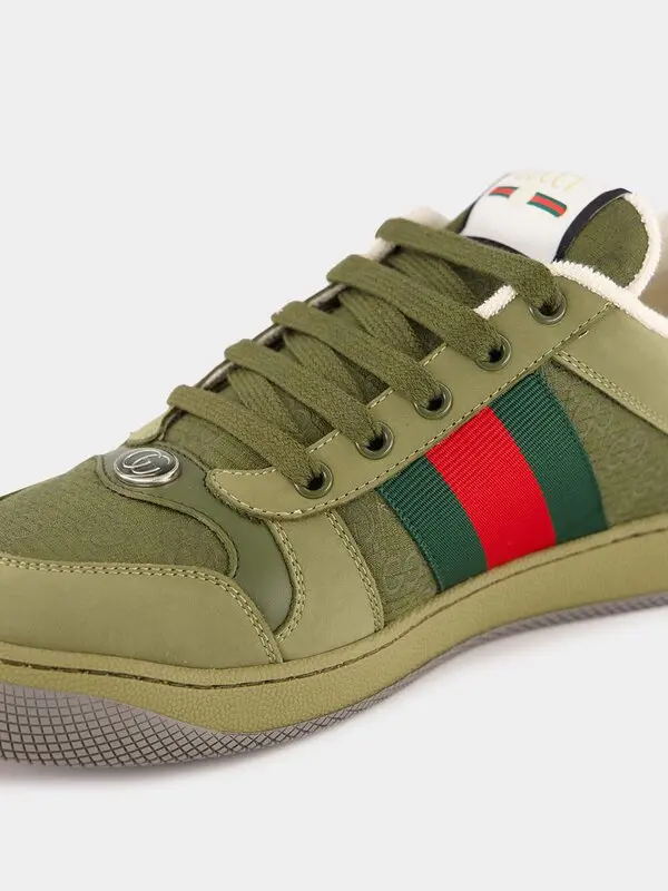 Gucci Gg Screener Sneakers - Green