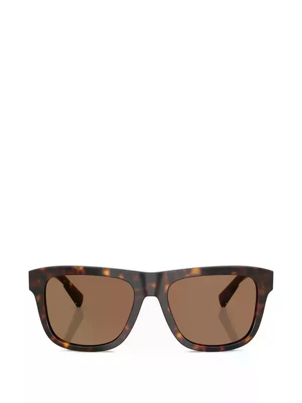 Dolce & Gabbana Tortoiseshell Square Sunglasses - Brown