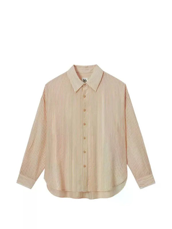 B+AB Striped Long-sleeve Shirt - Neutrals