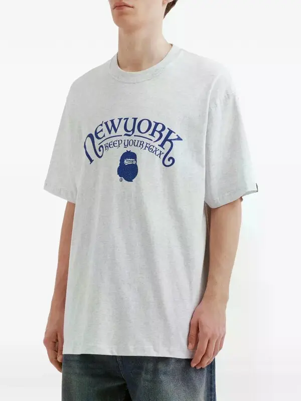 FINGERCROXX Graphic-print T-shirt - Grey