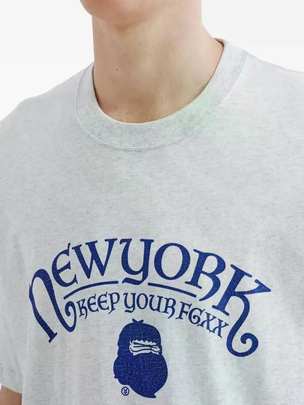 FINGERCROXX Graphic-print T-shirt - Grey