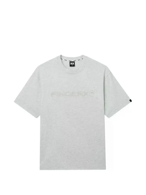 FINGERCROXX Logo-print T-shirt - Grey