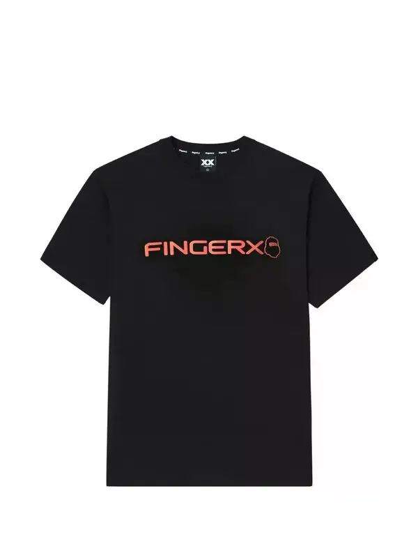FINGERCROXX Logo-print T-shirt - Black