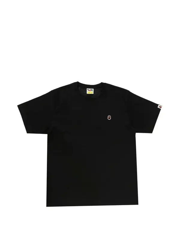 A BATHING APE Ape Head Embroidered T-shirt - Black