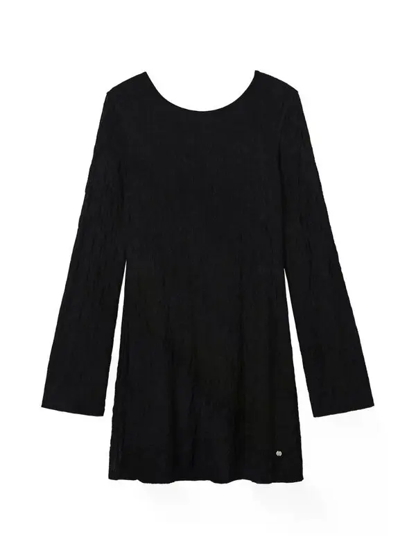 B+AB Crinkled Long-sleeve Mini Dress