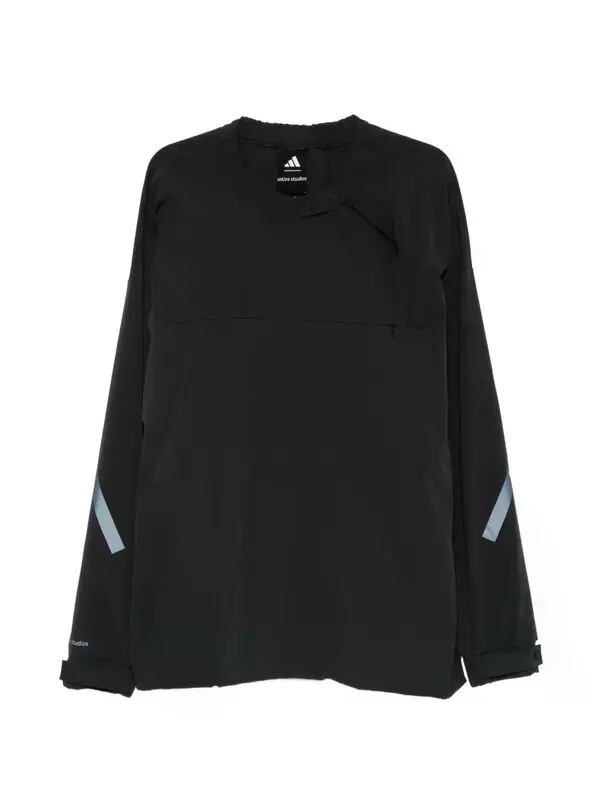 Adidas Reflective-detail Performance Sweatshirt - Black