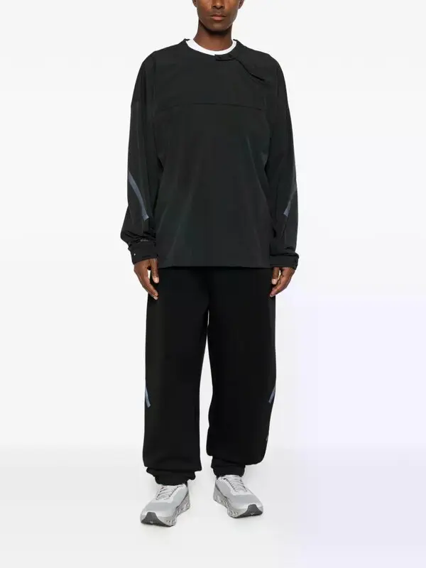Adidas Reflective-detail Performance Sweatshirt - Black