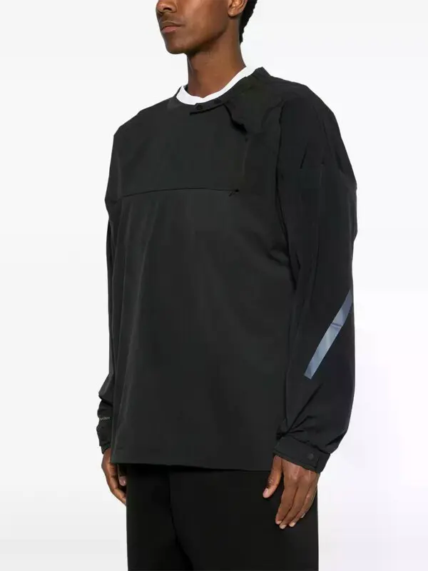 Adidas Reflective-detail Performance Sweatshirt - Black