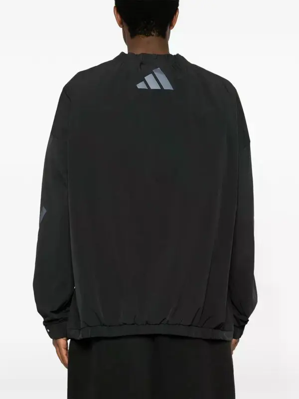 Adidas Reflective-detail Performance Sweatshirt - Black