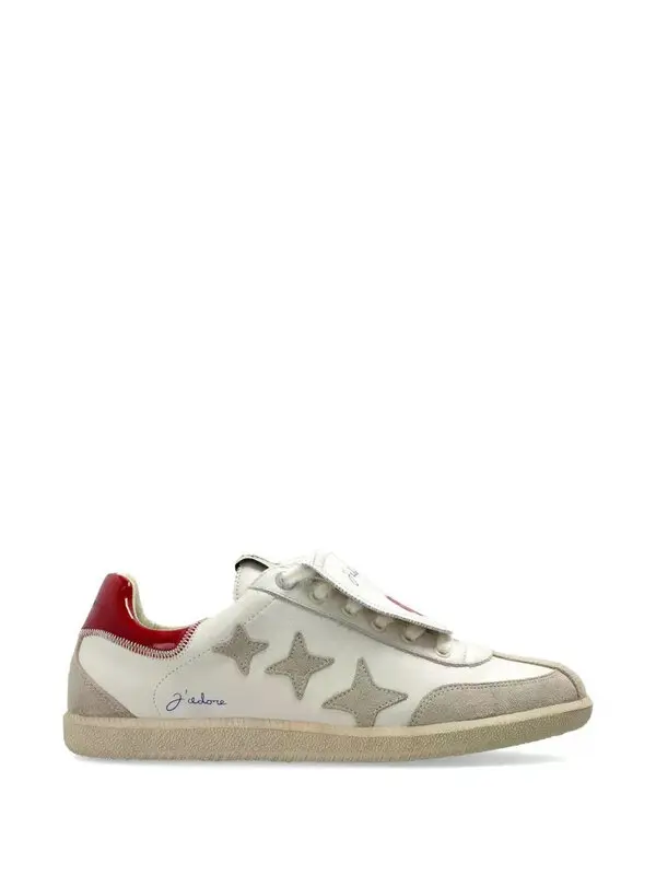 DUKE + DEXTER Plus Duke Kiss Star-patch Sneakers - Neutrals