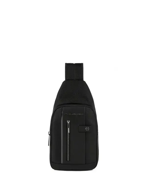 PIQUADRO Logo-plaque Sling Bag - Black