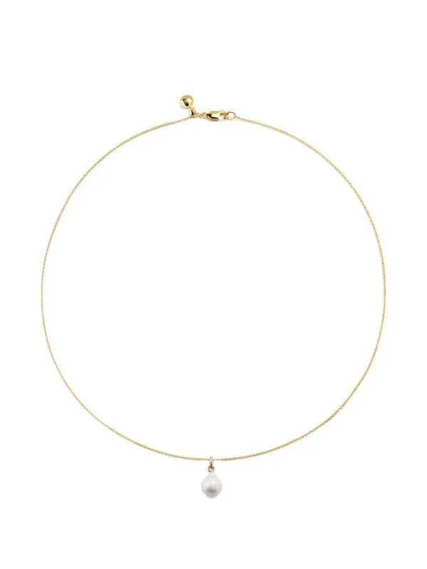 Monica Vinader Baroque Pearl Pendant - Gold
