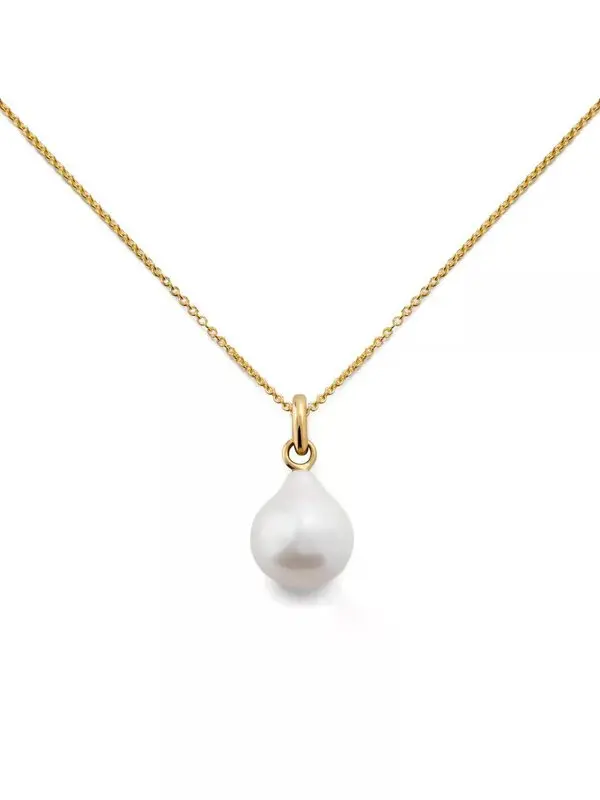 Monica Vinader Baroque Pearl Pendant - Gold