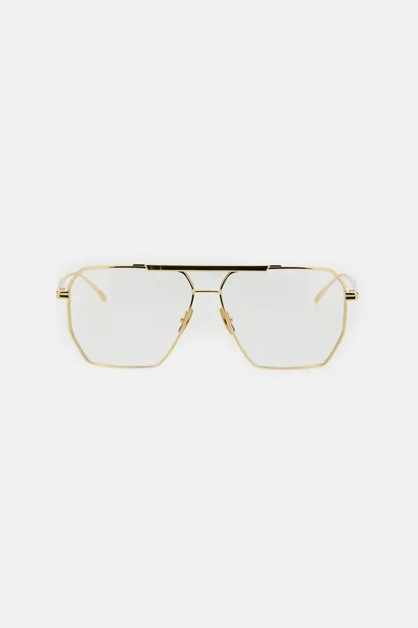 Bottega Veneta Aviator Sunglasses - Gold