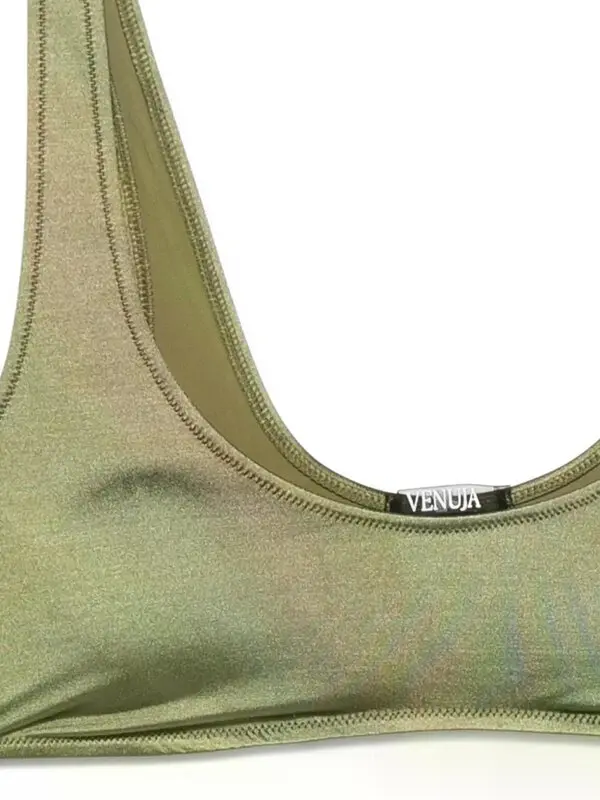 VENUJA Metallic-finish Bikini - Green