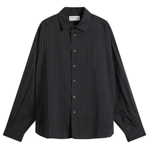 APPLIED ART FORMS Soho Stripe Shirt - Black