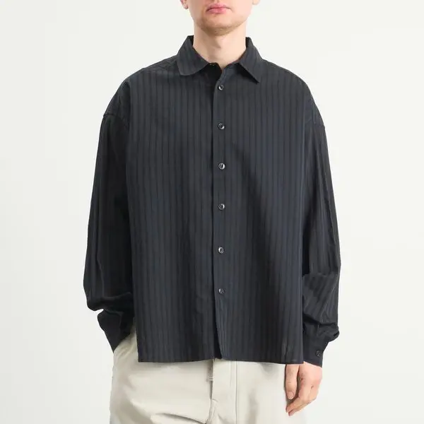 APPLIED ART FORMS Soho Stripe Shirt - Black