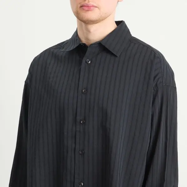 APPLIED ART FORMS Soho Stripe Shirt - Black