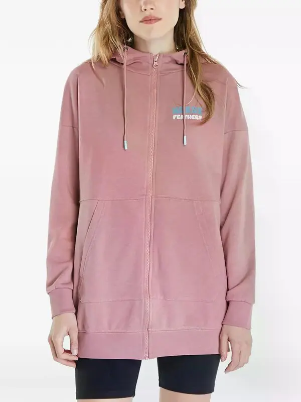 HORSEFEATHERS Logo-print Zip-up Hoodie