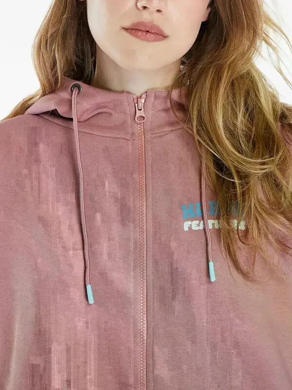 HORSEFEATHERS Logo-print Zip-up Hoodie