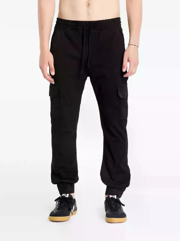 URBAN CLASSICS Drawstring-waist Cargo Track Pants
