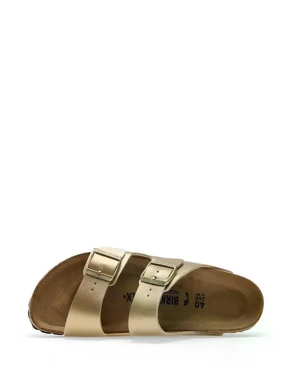 BIRKENSTOCK Arizona Buckle Sandals - Gold
