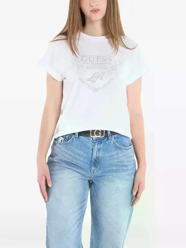 Guess Embellished Logo T-shirt