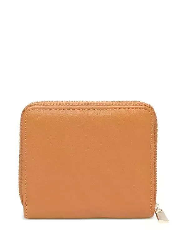 Guess Logo-plaque Zip-around Wallet - Neutrals