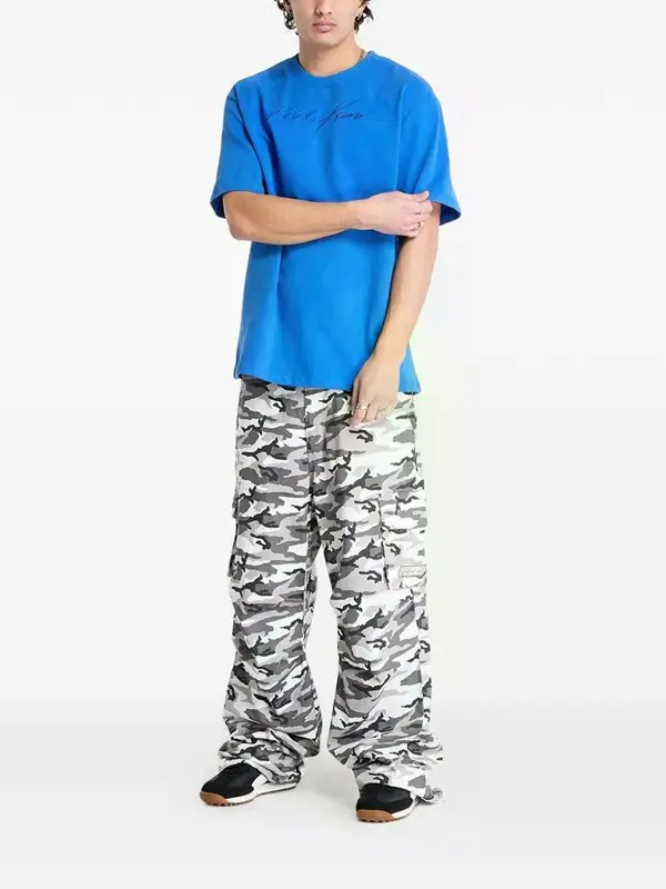 KARL KANI Logo-embroidered T-shirt